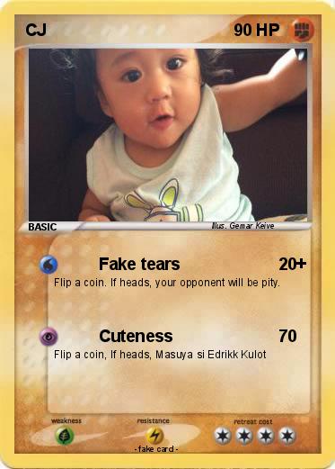 Pokémon 1 96026 96026 - Fake tears - My Pokemon Card