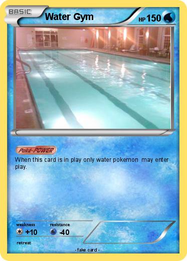 Pokémon Water Gym - My Pokemon Card