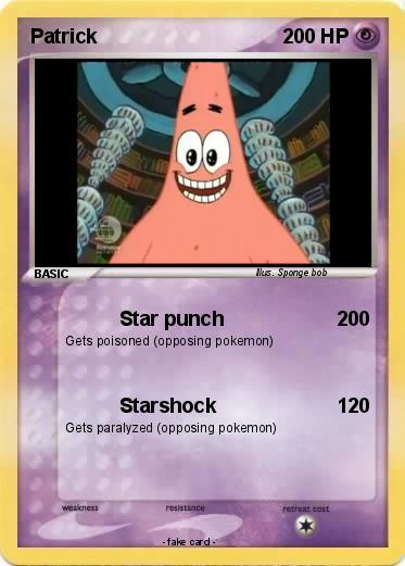 Pokémon Patrick 1452 1452 - Star punch - My Pokemon Card