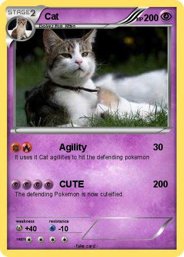 Pokémon Cat 1831 1831 - Agility - My Pokemon Card
