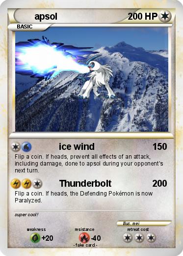 Pokémon apsol 9 9 - ice wind - My Pokemon Card