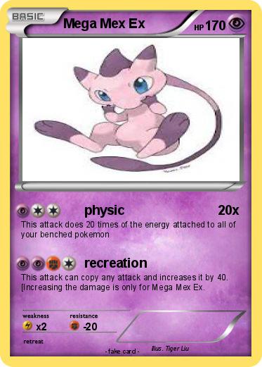 Pokémon Mega Mex Ex - physic - My Pokemon Card
