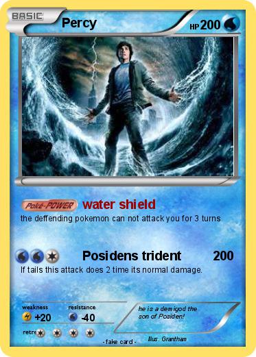Pokémon Percy 683 683 - water shield - My Pokemon Card