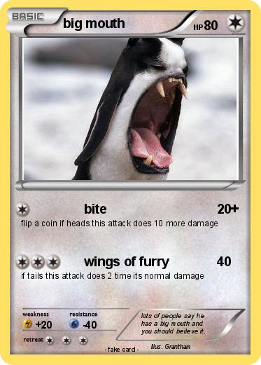 Pokémon big mouth 52 52 - bite - My Pokemon Card