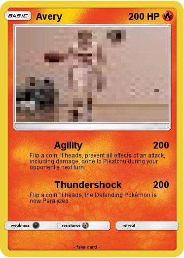 Pokémon Avery 117 117 - Agility - My Pokemon Card