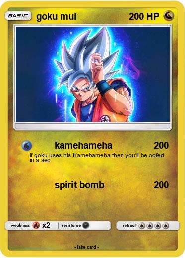 Pokémon goku mui 53 53 - kamehameha - My Pokemon Card
