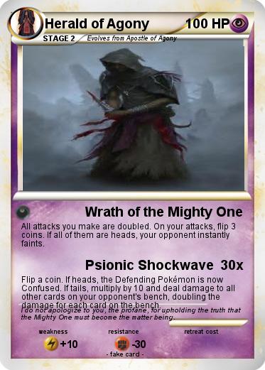 Pokémon Herald of Agony - Wrath of the Mighty One - My Pokemon Card