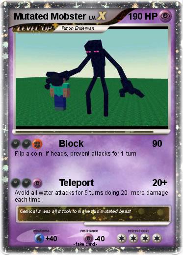 Pokémon Mutated Mobster - Block - My Pokemon Card