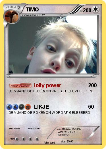 Pokémon TIMO 64 64 - lolly power - My Pokemon Card