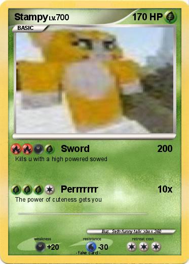 Pokémon Stampy 34 34 - Sword - My Pokemon Card