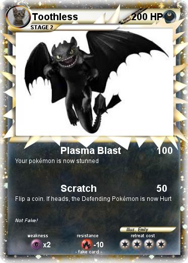 Pokémon Toothless 707 707 - Plasma Blast - My Pokemon Card