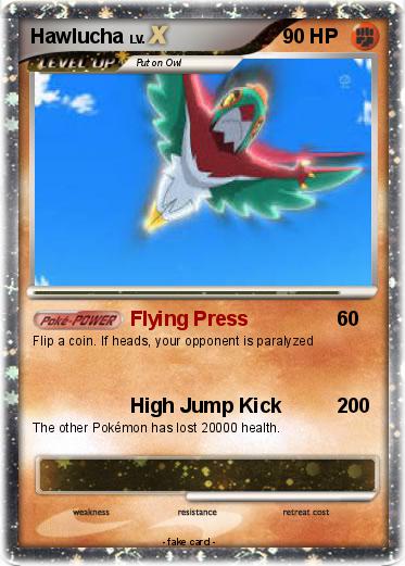 Pokémon Hawlucha 80 80 - Flying Press - My Pokemon Card