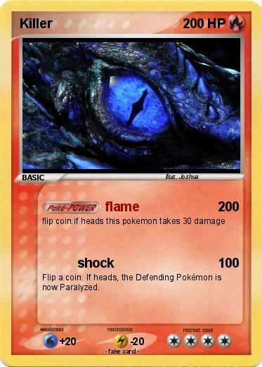 Pokémon Killer 4478 4478 - flame - My Pokemon Card