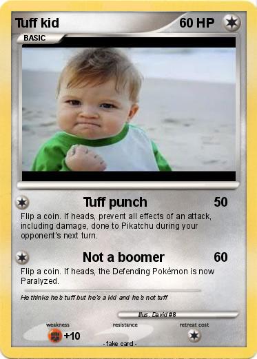 Pokémon Tuff kid - Tuff punch - My Pokemon Card