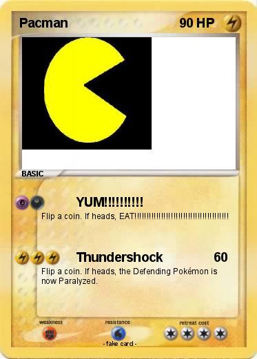 Pokémon Pacman 102 102 - YUM!!!!!!!!!! - My Pokemon Card