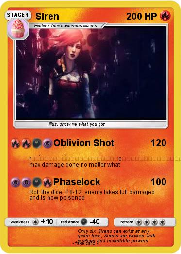 Pokémon Siren 35 35 - Oblivion Shot - My Pokemon Card