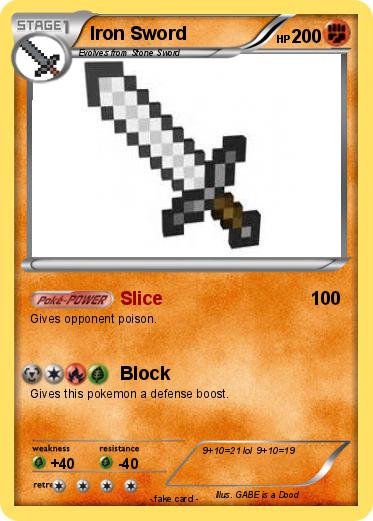 Pokémon Iron Sword 33 33 - Slice - My Pokemon Card