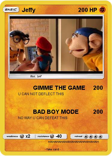 Pokémon Jeffy 1032 1032 - GIMME THE GAME - My Pokemon Card