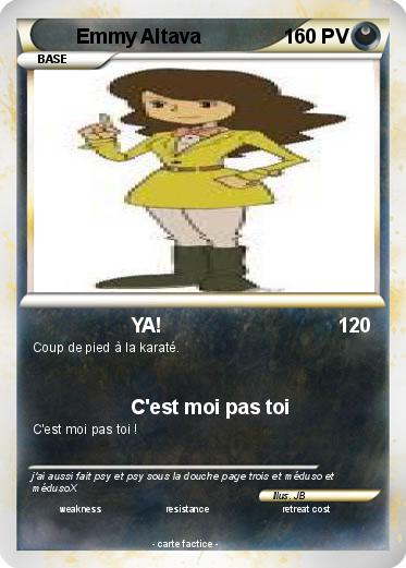Pokémon Emmy Altava - YA! - Ma carte Pokémon