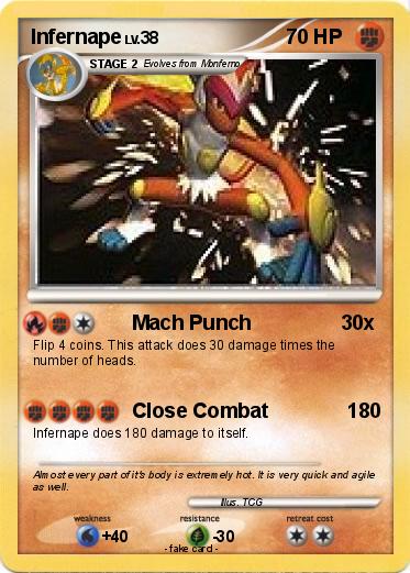 Pokémon Infernape 583 583 - Mach Punch - My Pokemon Card