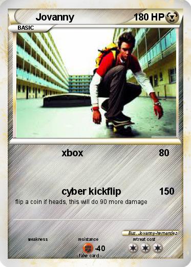 Pokémon Jovanny - xbox - My Pokemon Card