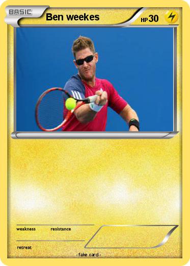 Pokémon Ben weekes - My Pokemon Card