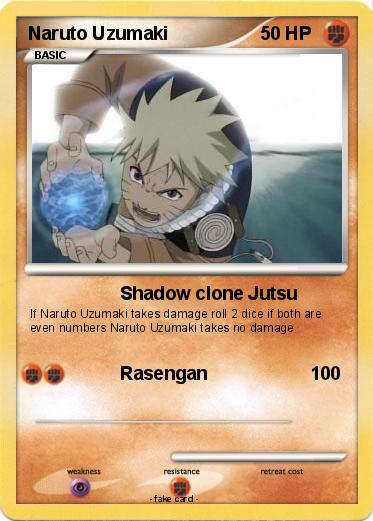 Pokémon Naruto Uzumaki 477 477 - Shadow clone Jutsu - My Pokemon Card