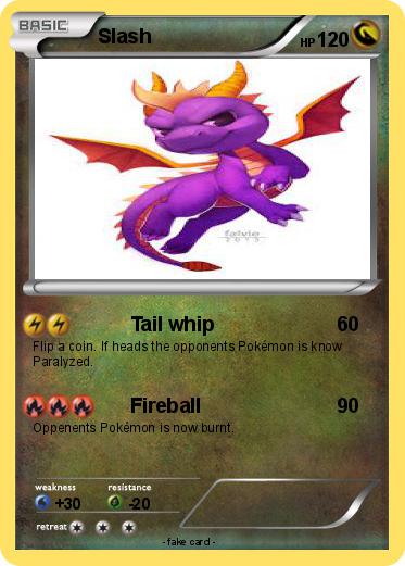 Pokémon Slash 170 170 - Tail whip - My Pokemon Card