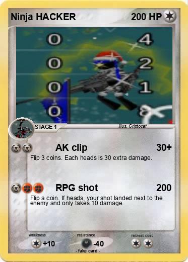 Pokémon Ninja HACKER 1 1 - AK clip - My Pokemon Card