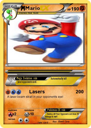 Pokémon Mario 14770 14770 - Lasers - My Pokemon Card