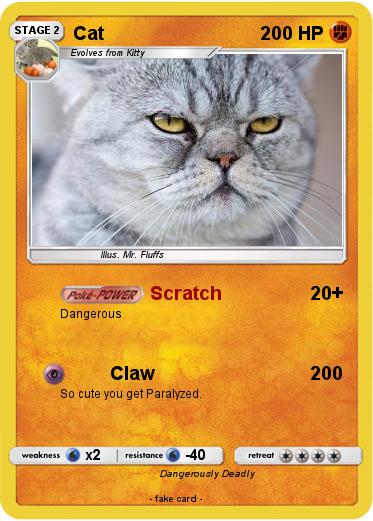Pokémon Cat 3284 3284 - Scratch - My Pokemon Card