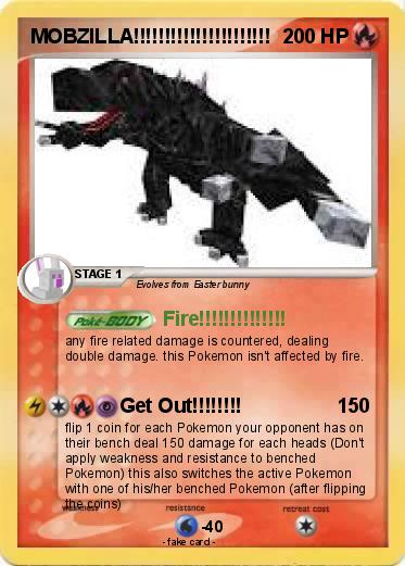 Pokémon MOBZILLA 41 41 - Fire!!!!!!!!!!!!!! - My Pokemon Card