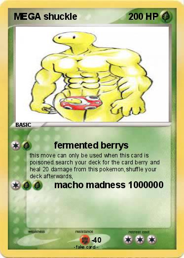 Pokémon MEGA shuckle 1 1 - fermented berrys - My Pokemon Card