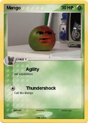 Pokémon Mango 26 26 - Agility - My Pokemon Card