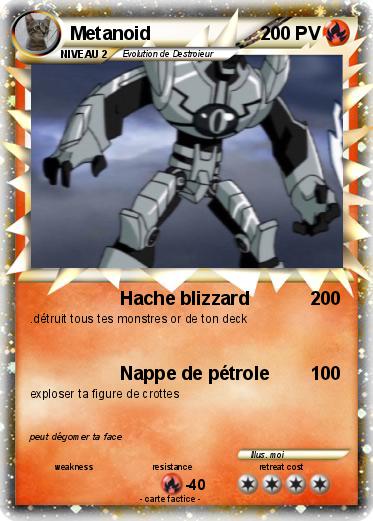 Pokémon Metanoid 28 28 - Hache blizzard - Ma carte Pokémon