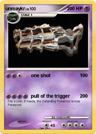 Pokémon unmaykr - one shot - My Pokemon Card