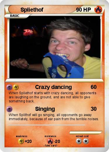 Pokémon Spliethof - Crazy dancing - My Pokemon Card