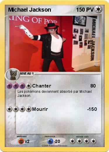 Pokémon Michael Jackson 242 242 - Chanter - Ma carte Pokémon