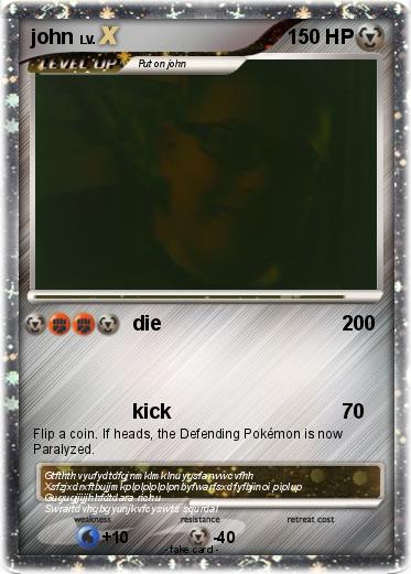 Pokémon john 3145 3145 - die - My Pokemon Card
