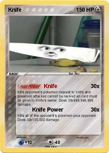 Pokémon Knife 37 37 - Knife - My Pokemon Card