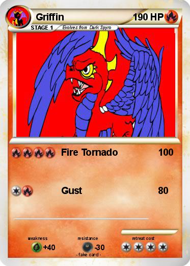 Pokémon Griffin 135 135 - Fire Tornado - My Pokemon Card