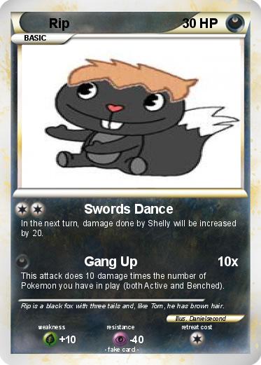 Pokémon Rip 44 44 - Swords Dance - My Pokemon Card