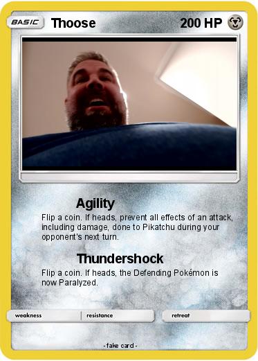 Pokémon Thoose - Agility - My Pokemon Card