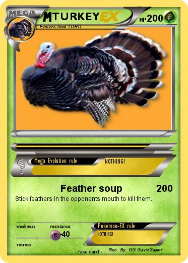 Pokémon TURKEY 107 107 - Feather soup - My Pokemon Card