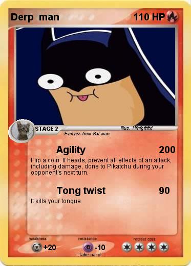 Pokémon Derp man 32 32 - Agility - My Pokemon Card