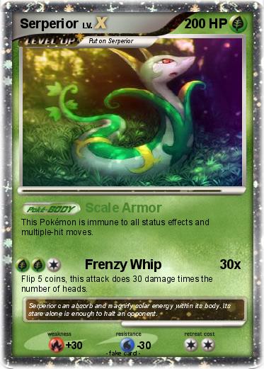 Pokémon Serperior 579 579 - Scale Armor - My Pokemon Card