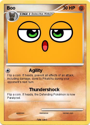 Pokémon Boo 1417 1417 - Agility - My Pokemon Card
