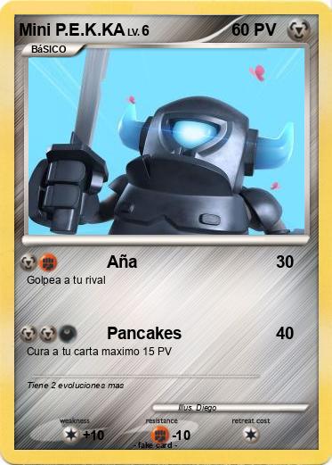 Pokémon Mini P E K KA 1 1 - Aña - Mi carta pokémon
