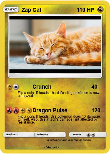 Pokémon Zap Cat - Crunch - My Pokemon Card