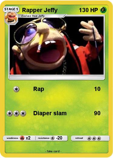 Pokémon Rapper Jeffy 1 1 - Rap - My Pokemon Card
